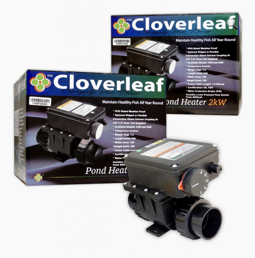 Cloverleaf Pond Heater - The Water Garden Aquatic Centre ...